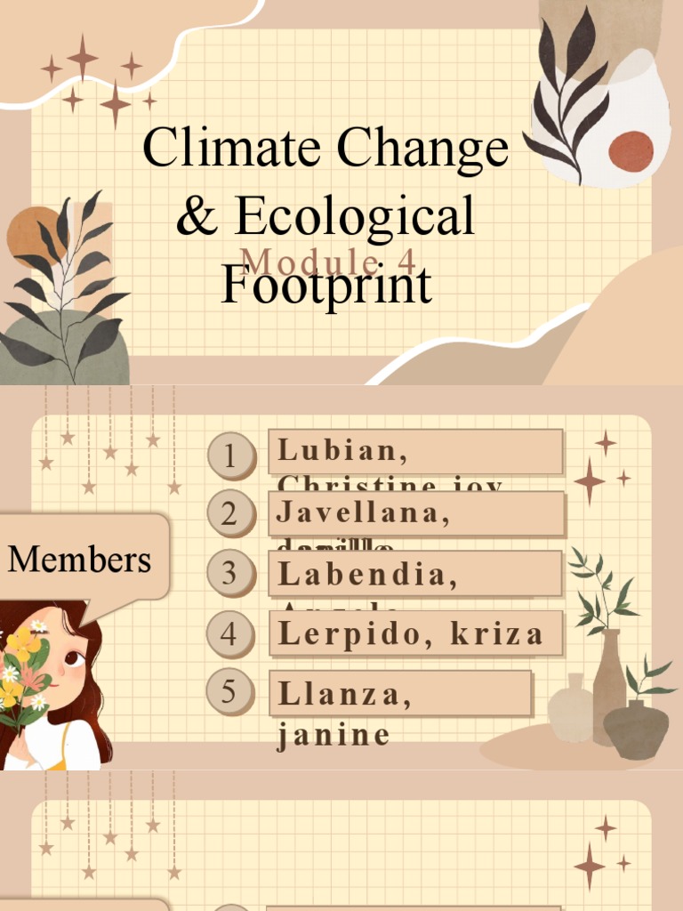 Group 5 Module 4 PEE | PDF | Climate Change | Environmental Issues