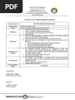 Activity Proposal On Culminating Program Immersion | PDF | Learning ...