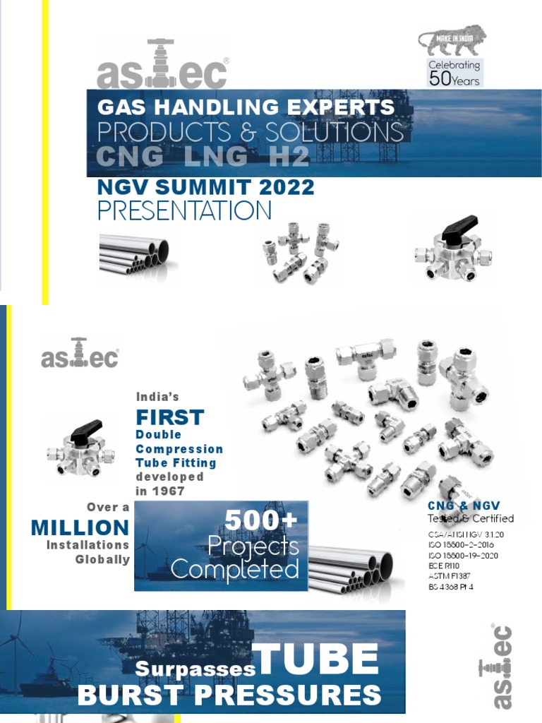 H2 CNG LNG Presentation For The NGV 22 | PDF | Pipe (Fluid Conveyance) | Valve