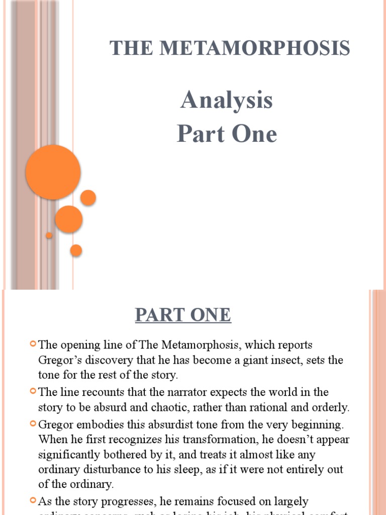 The Metamorphosis Analysis | PDF | The Metamorphosis
