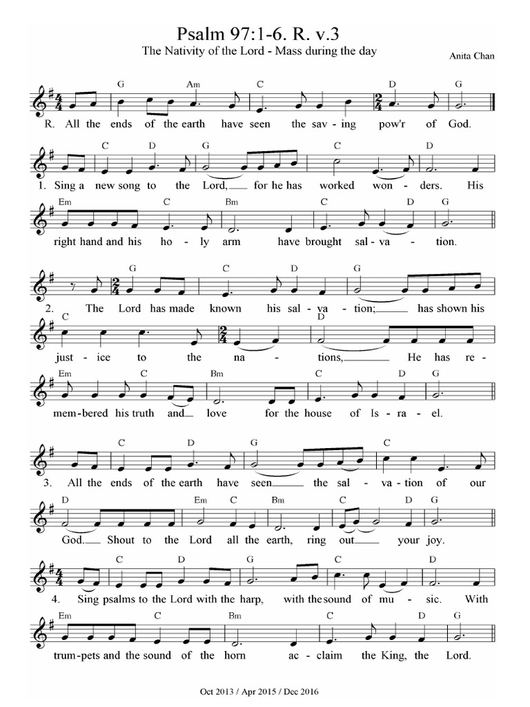Psalm 97 Christmas Day | PDF
