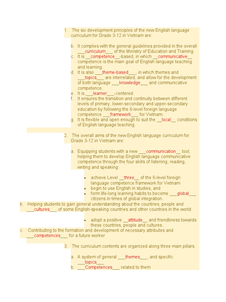 Quizz 1B | PDF | Educational Assessment | Curriculum