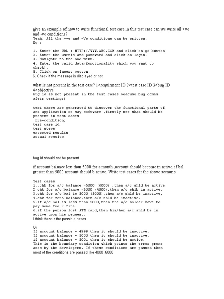 Test Case Pdf Verification And Validation Quality Assurance
