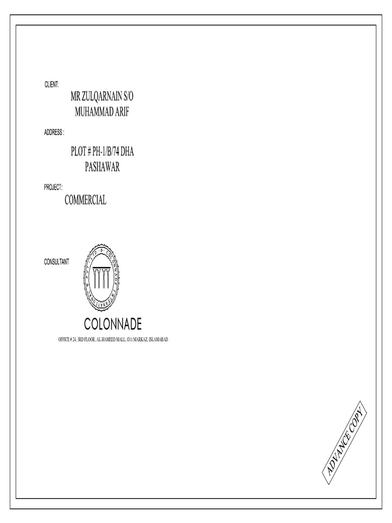 DHA Pashawar Working Arch+str | PDF | Concrete | Masonry
