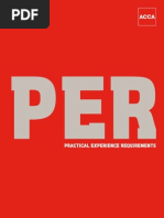 ACCA Performance Objective Guide | PDF | Audit | Experience