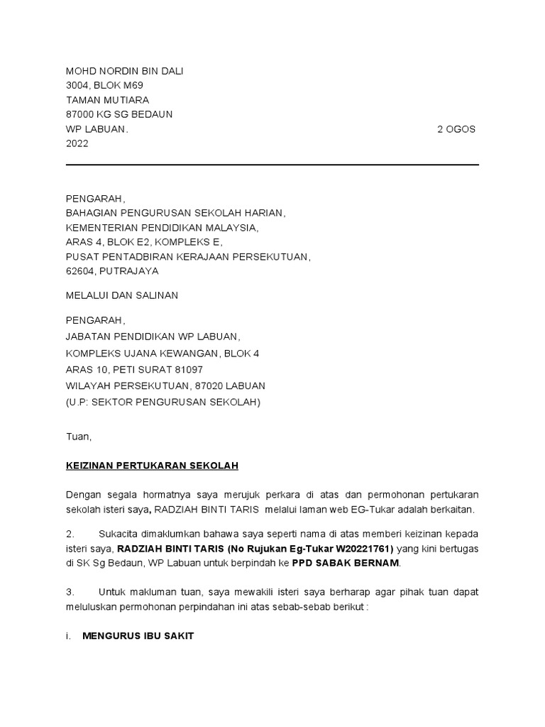 Surat Izin Suami Egtukar Pdf