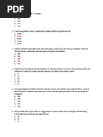 Soal Grand Final Matematika Level 1 | PDF