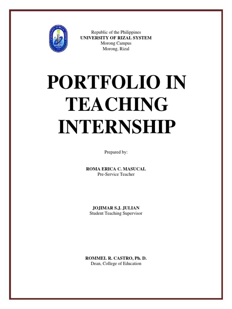 Teaching Internship Portfolio Masucal.2 | PDF | Climate Change | Climate