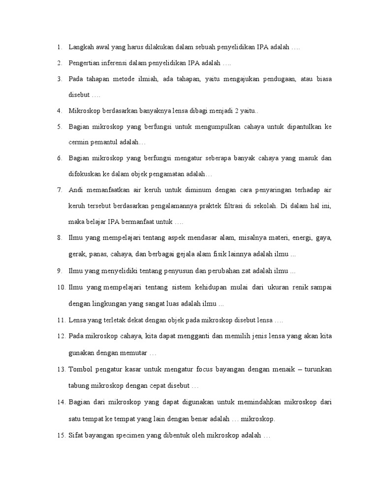 Dasar-Dasar Penyelidikan IPA | PDF