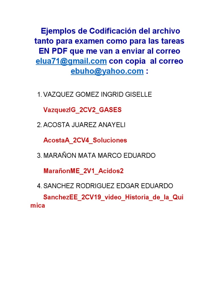 Ejemplos de Codificación en PDF | PDF