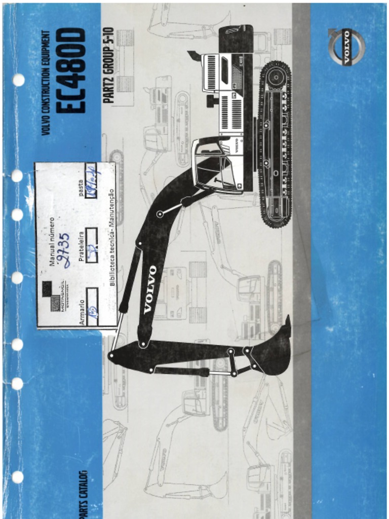 Volvo Ec 480d Grupo de 5-10 Manual de Peças | PDF