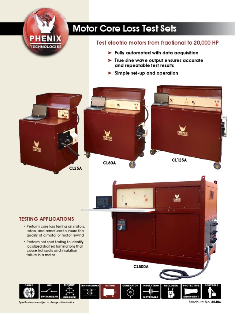 Core Loss Testers | PDF | Transformer | Electric Motor