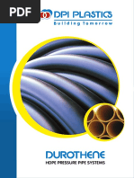 DR9 HDPE Pipe Data Sheet | PDF