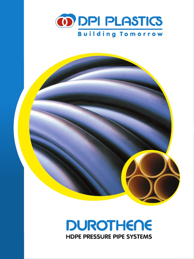 DPI Plastics Durothene HDPE Pipe Brochure 2017 | PDF | Pipe (Fluid ...