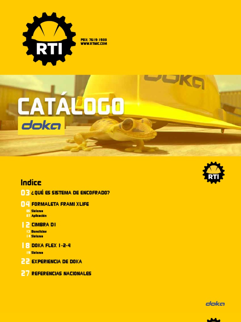 Catalogo DOKA | PDF | Hormigón | Tornillo