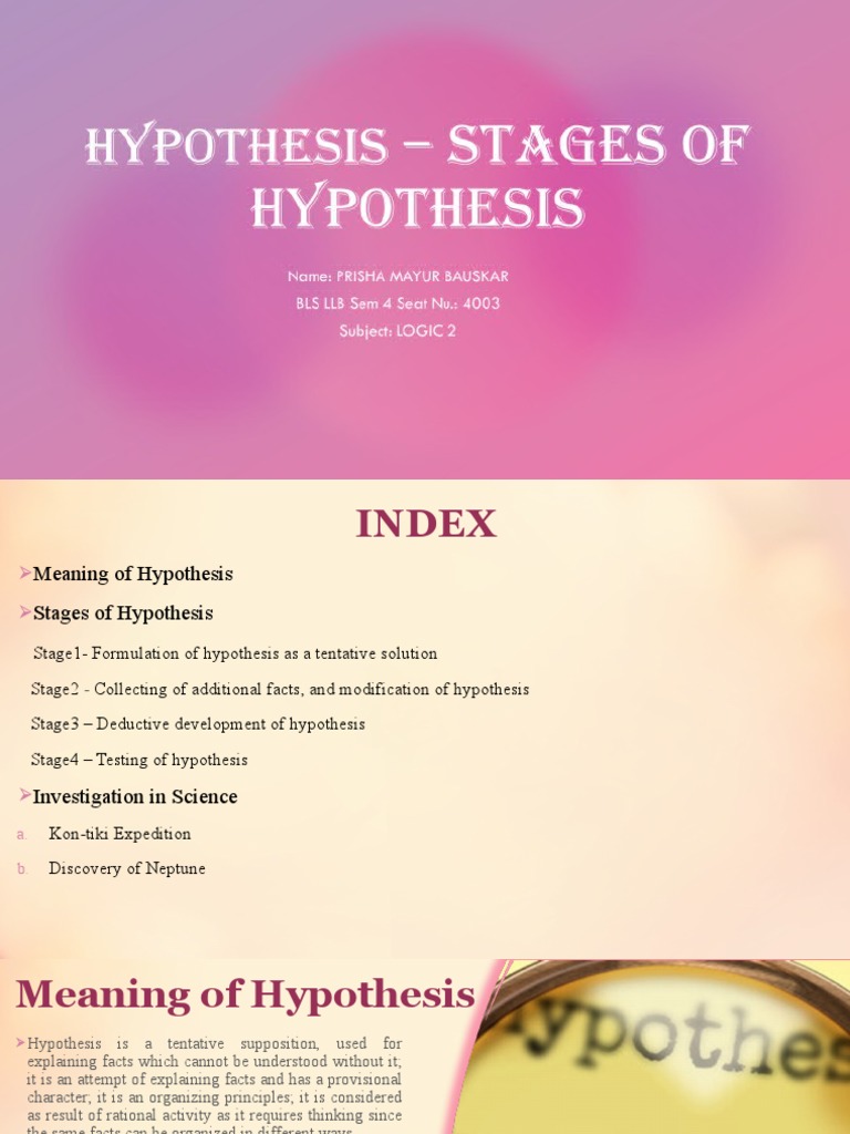 Logic 2 | PDF | Hypothesis | Planets