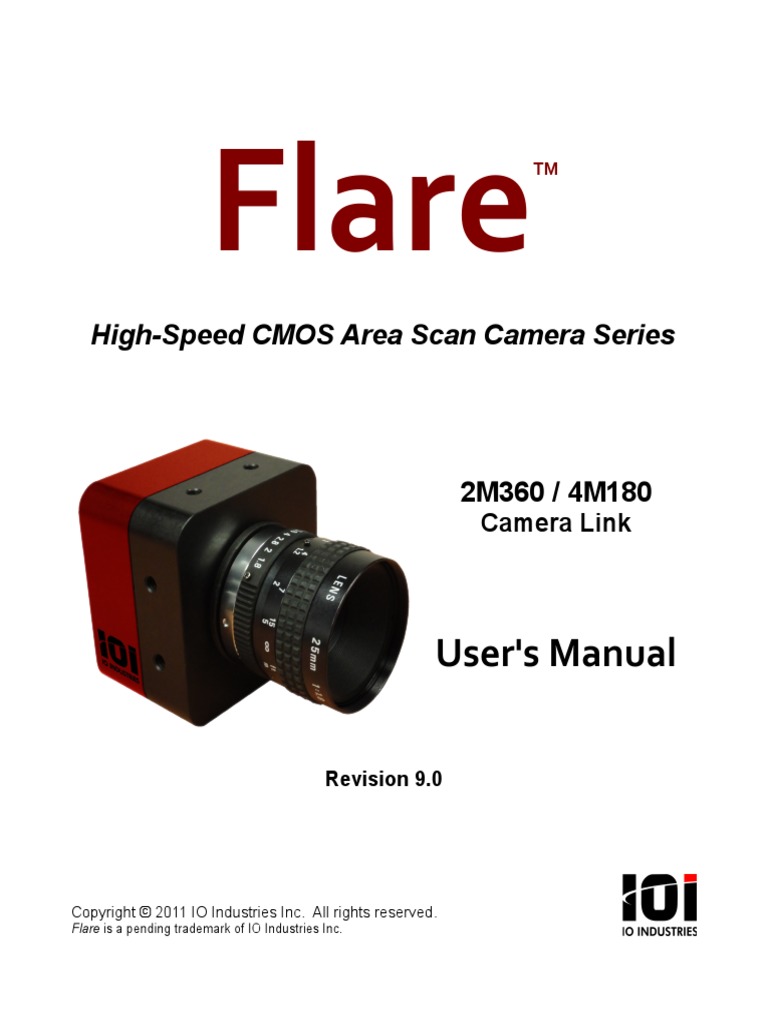 Camera 4m180mcl | PDF | Imaging | Electromagnetic Radiation