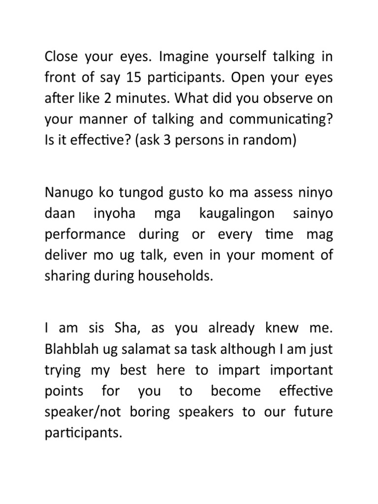 4 Step Formula For A Killer Introduction | PDF | Body Language ...