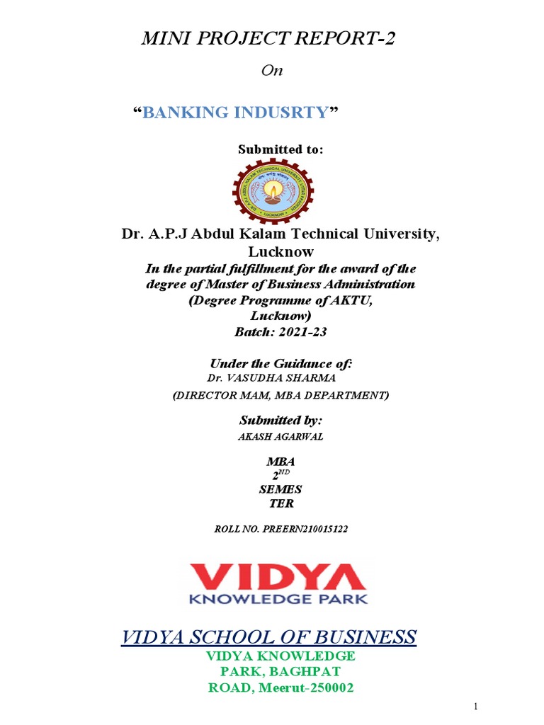 Banking Industry Project | PDF | Augmented Reality | Artificial ...