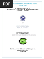 StaadPro Training Report | PDF | Structural Load | Structural Engineering