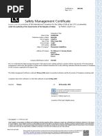 Minimum Safe Manning Certificate | PDF | Shipping | Ships