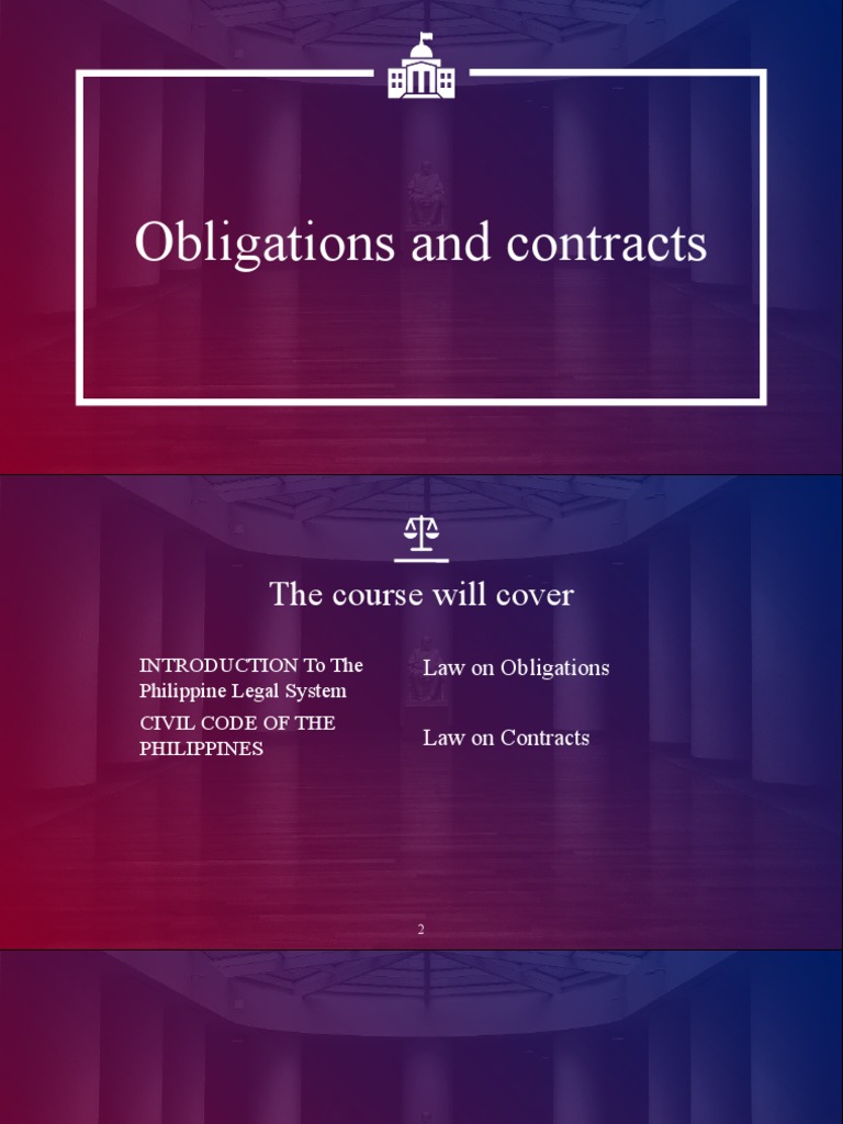 Obligation and Contracts FInal | PDF | Law Of Obligations | Judiciaries