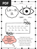 Atividades - Lha Lhe Lhi Lho Lhu - Alfabrinca | PDF