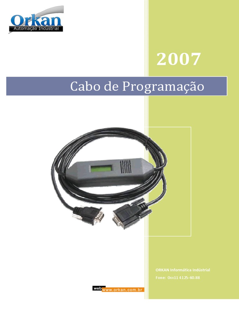 Cabo de programação MPI-RS232 e MPI-USB para PLCs Siemens | PDF ...