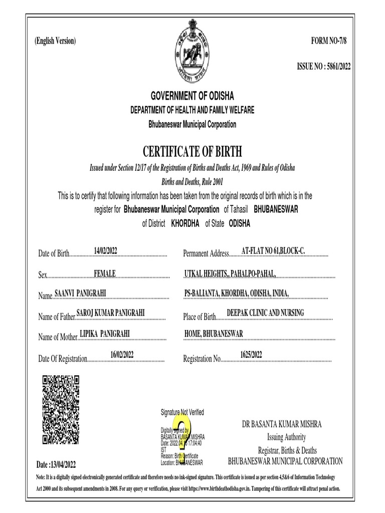 1625 2022 Certificate | PDF