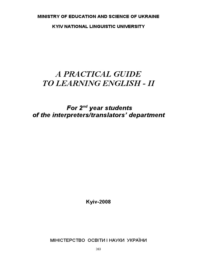 Vdoc - Pub - A Practical Guide To Learning English | PDF
