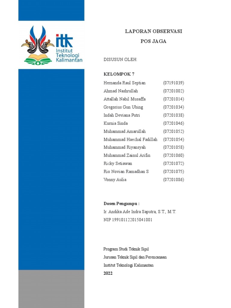 Laporan Pos Jaga - PBP - Kelompok 7 | PDF