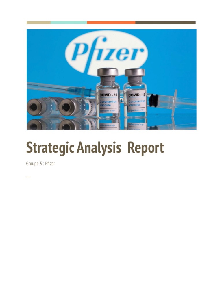 Strat Analysis Report Pfizer | PDF | Pfizer | Generic Drug