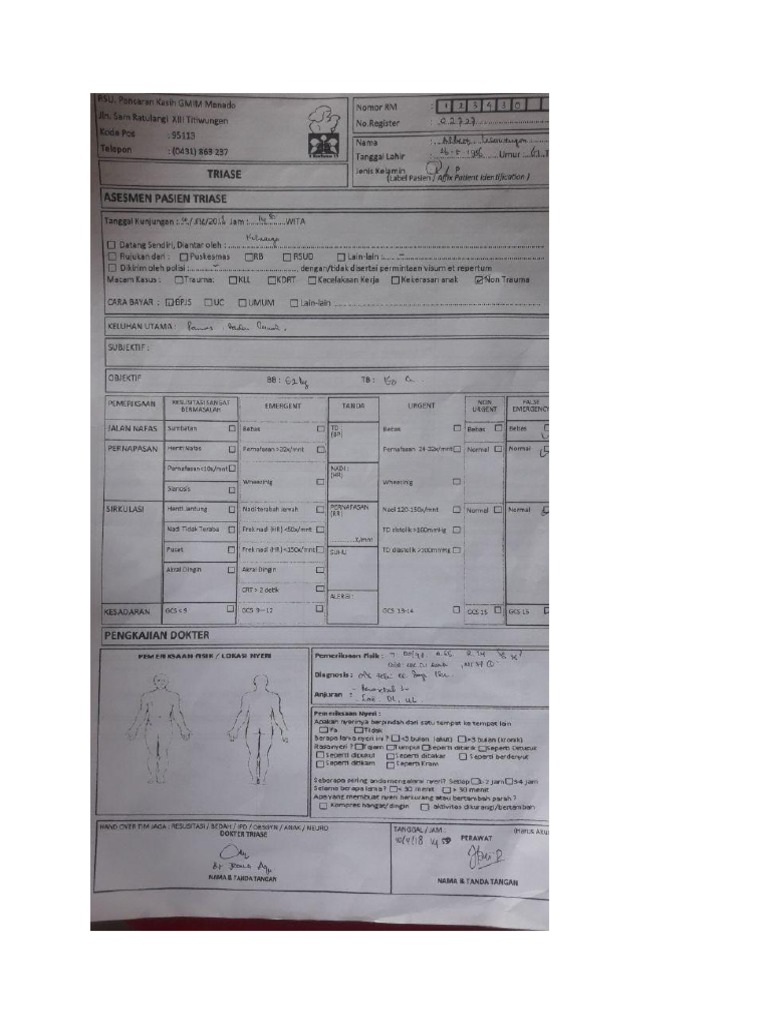 Bukti Tentang Pemberian Pelayanan Sesui Prioritas | PDF