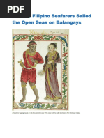 Bangka: History and Rituals in the Philippines | PDF | Social Science