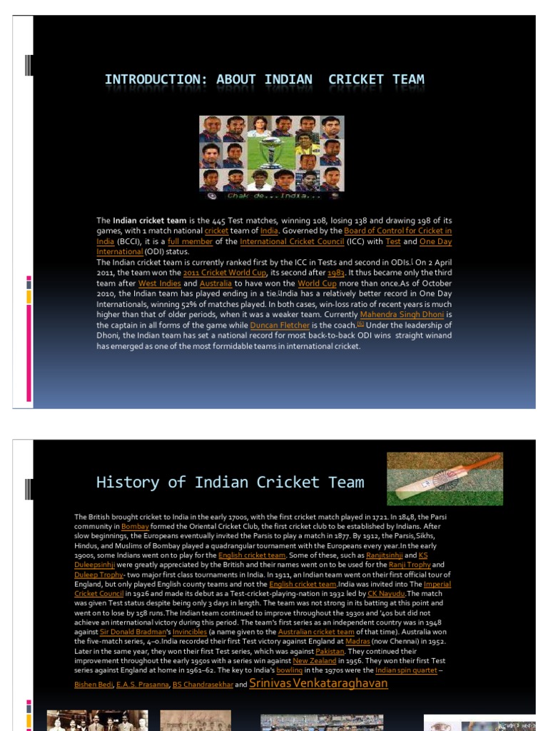 Cricket | PDF | Sports & Recreation