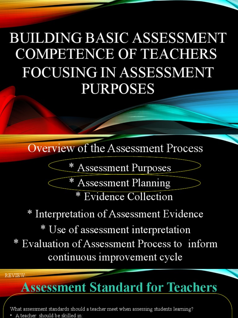 LAC Presentation On Assessment Competence | Download Free PDF | Educational Assessment ...