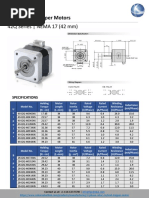 Creality 42 34 Motor Specifications | PDF