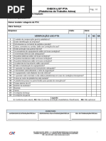 Check List Pta | PDF | Science | Engenharia