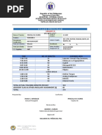 Table of Specification Template and Sample | PDF