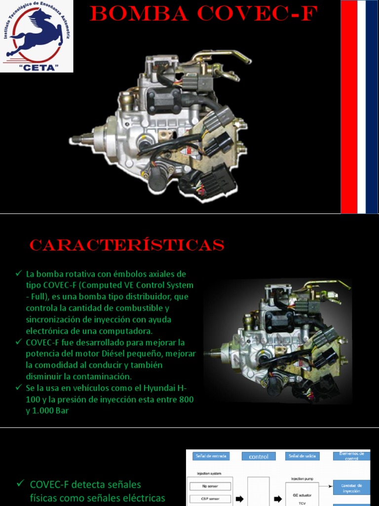 Bomba Covec-F: Características y Componentes | PDF