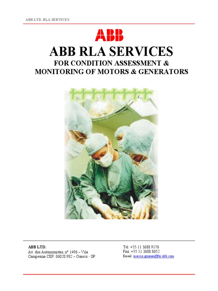 RLA Services for Motor Life Assessment | PDF | Strength Of Materials ...
