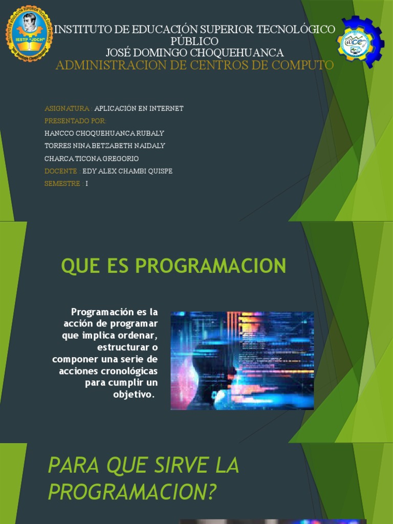 Que Es Programacion 12 Hojas | PDF | Programación de computadoras | Programa de computadora
