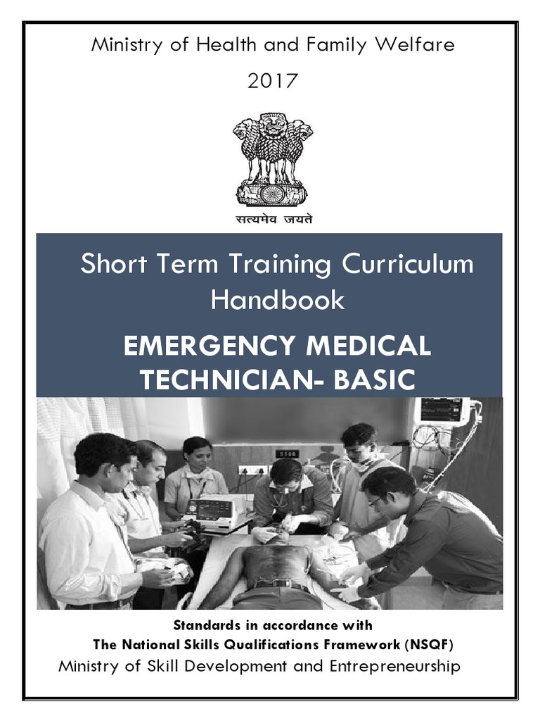 Short Term Training Curriculum Handbook - EMT-B - 1 June 2017 - 1 | PDF ...