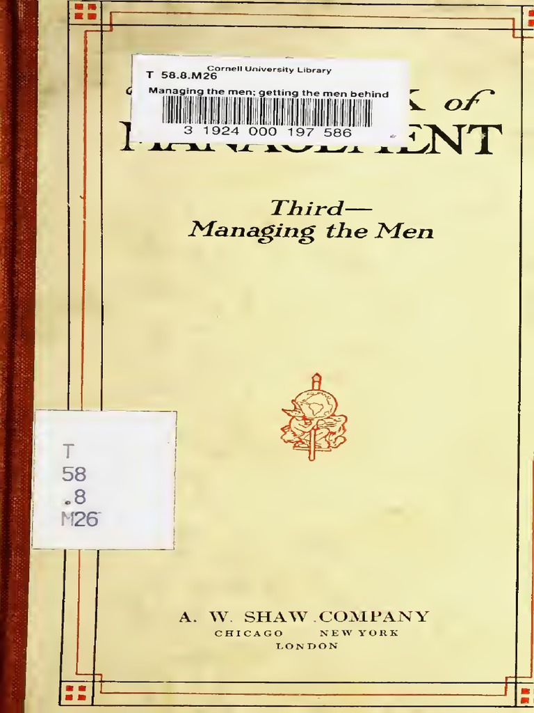 Managing The Men | PDF | Piece Work | Employment
