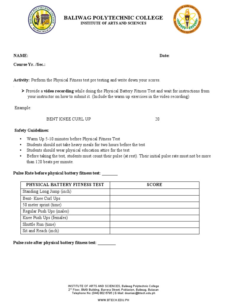 PBFT Record Form | PDF