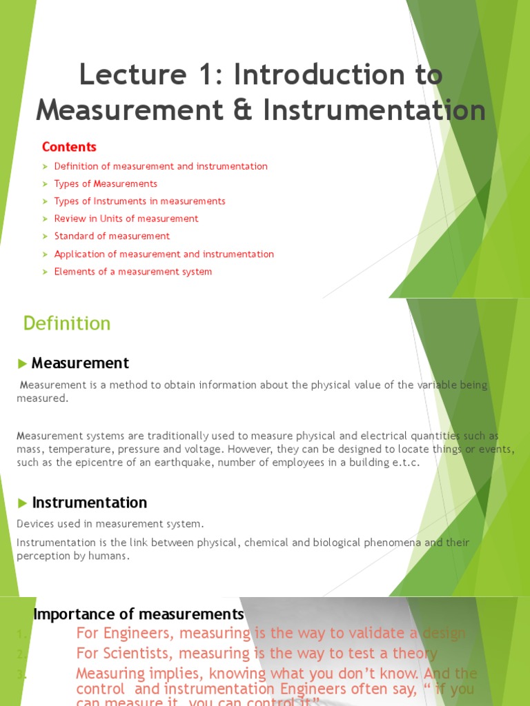 Measurement | PDF | Accuracy And Precision | Measurement
