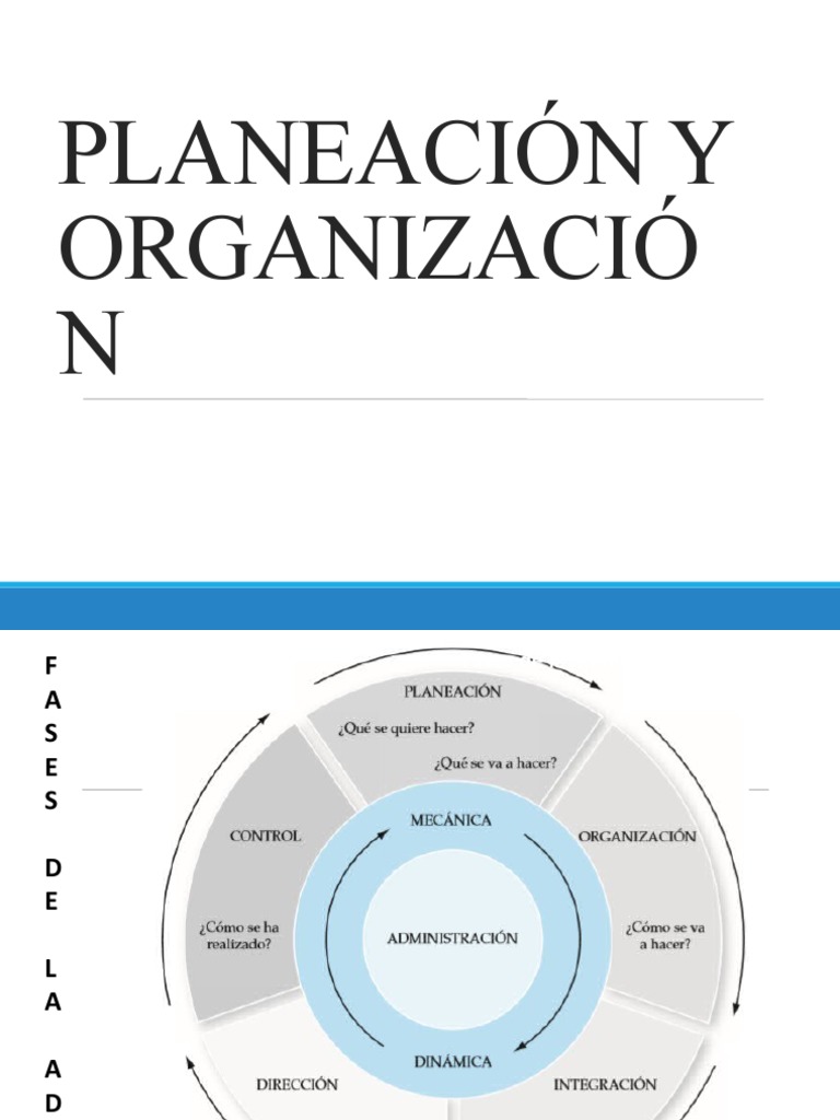 Planeación y Organización | PDF | Planificación | Presupuesto