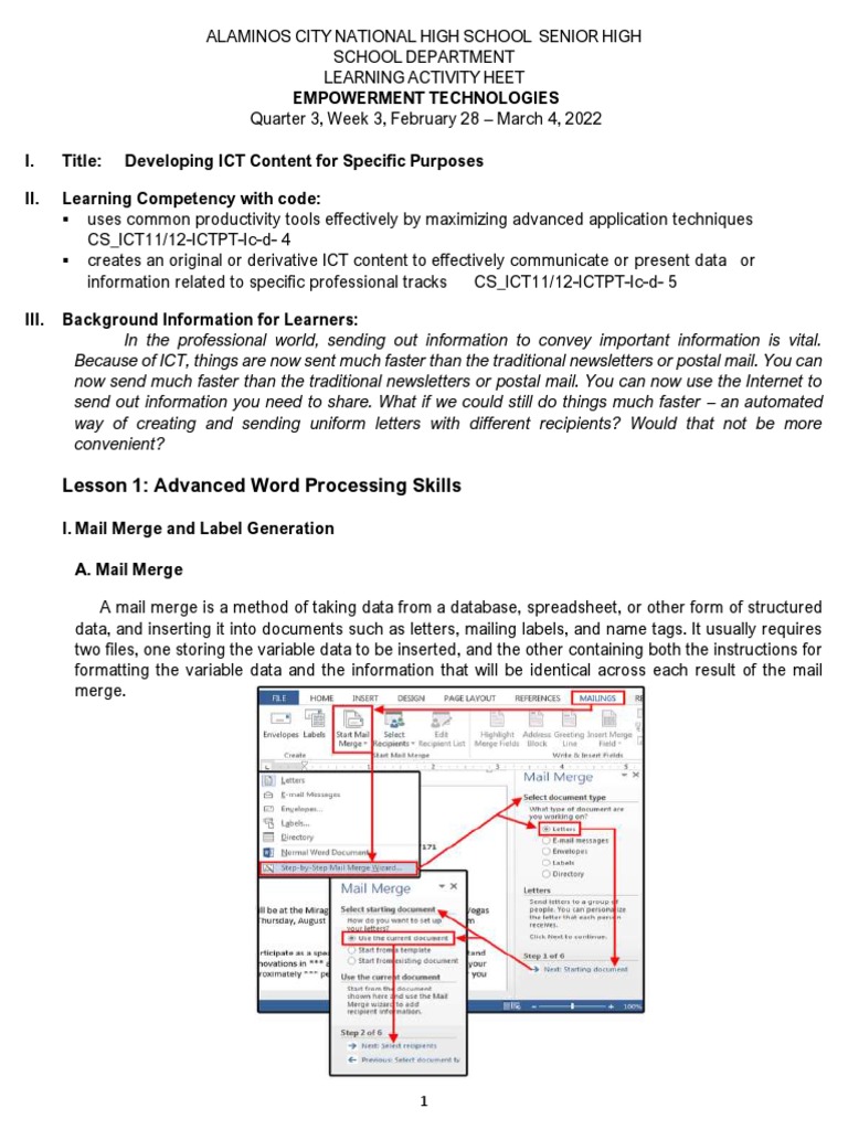 Q3 Emptech LAS Week 3 | PDF | Software Engineering | Computing