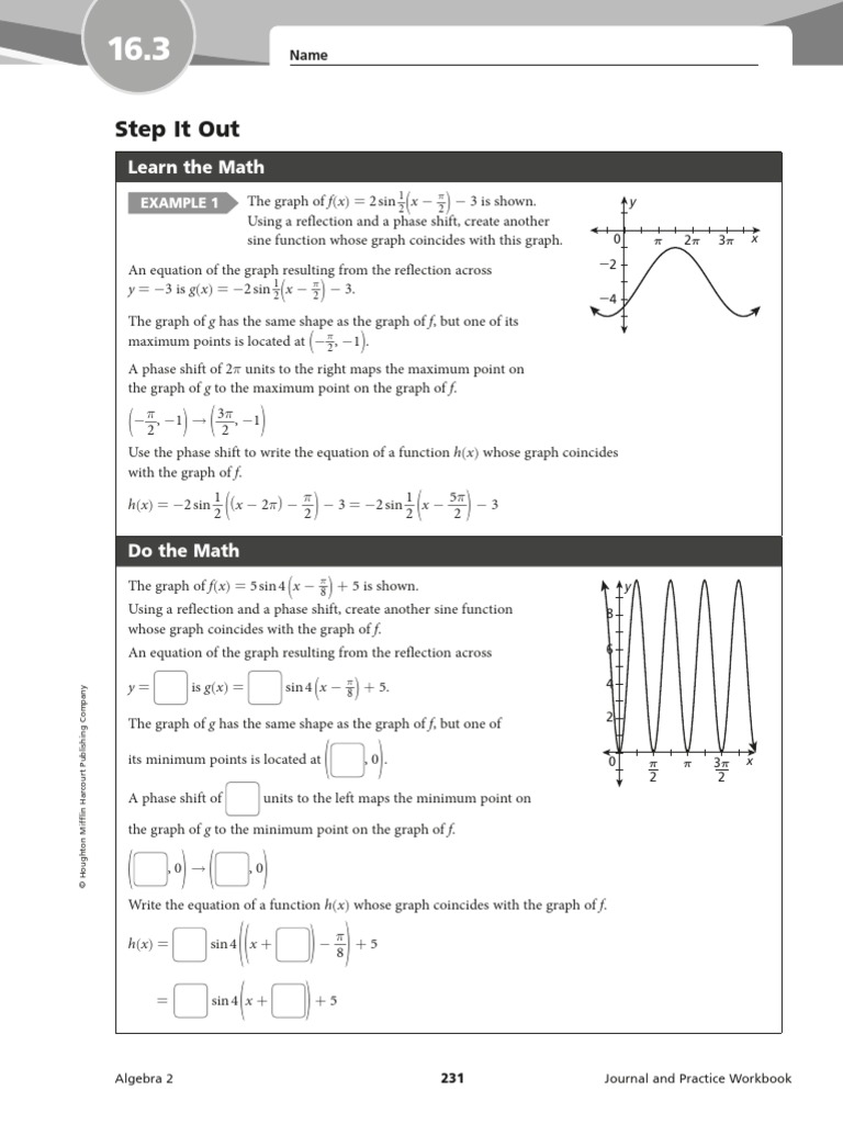 Lesson 16.3 Practice Sheet | PDF | Geometry | Mathematical Concepts