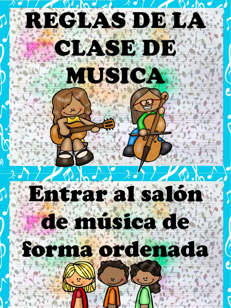 Reglas para la Clase de Música Infantil | PDF | Arte
